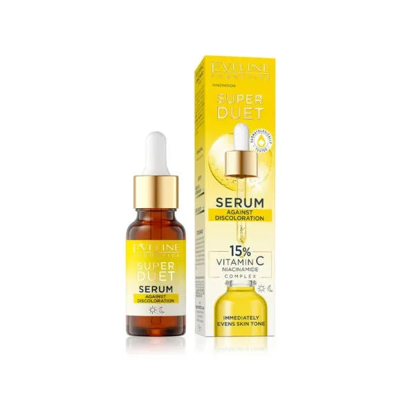 Super Duet Serum Against Discoloration - 15% Vitamin C & Niacinamide C – Eveline Pakistan